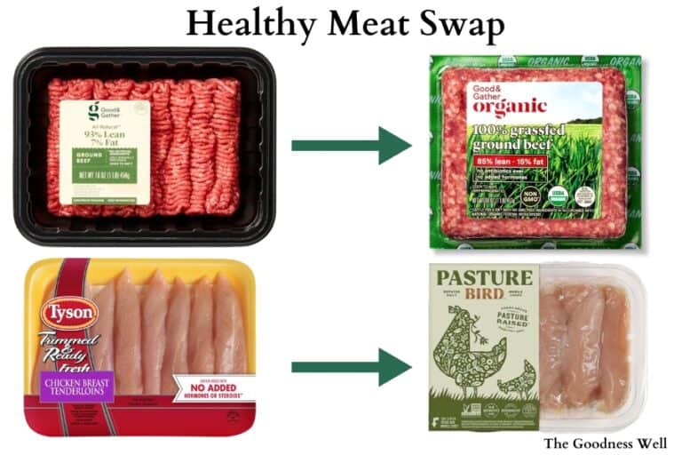 9 EASY Food Swaps to Make the Average Diet Healthier - The Goodness Well